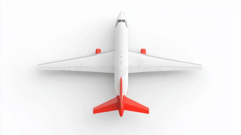 245 Red White Airplane Model Top View Stock Photos - Free & Royalty ...