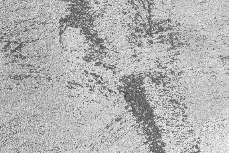 A Detailed Structure of Silver-grey Decorative Plaster Stock Image ...