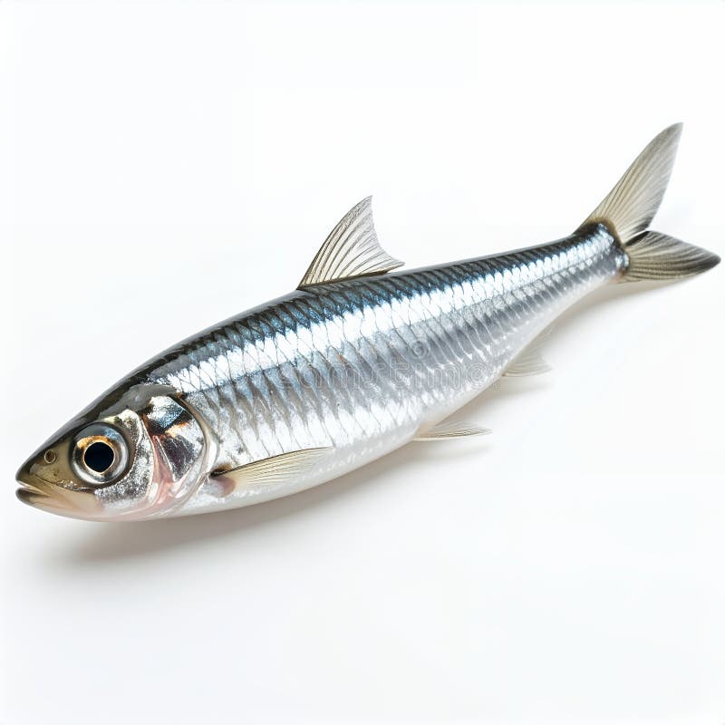 Glistening Silver Fish Specimen, Intricate Scale Pattern, and Detailed ...