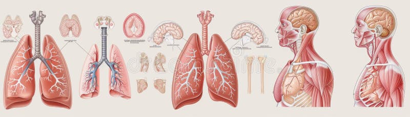 Detailed Study of Human Respiratory System Anatomy, Including the ...