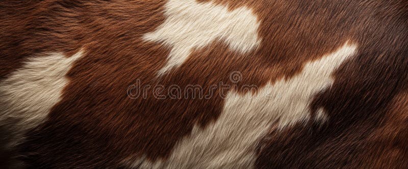 The Surface of the Cowhide Has Fur with a Soft and Smooth Texture. it ...