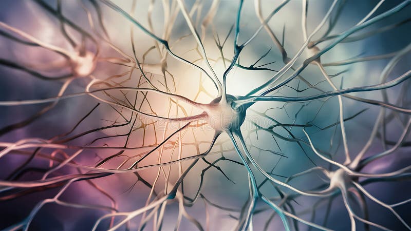 Detailed Synapse Network Neuroscience Research Illustration Stock Image ...