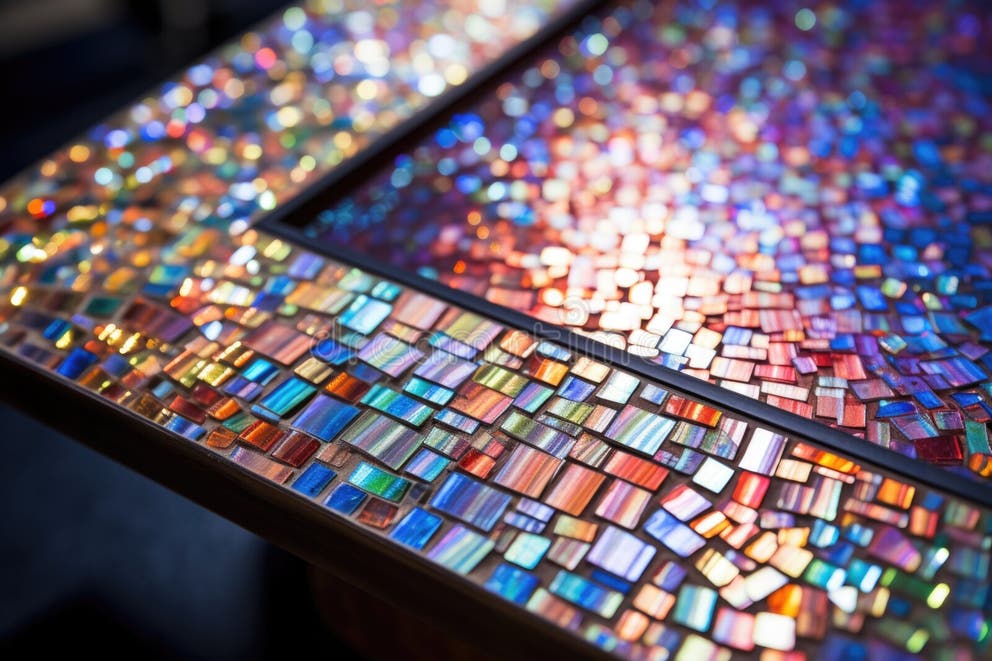 Detailed Table with Mosaic Design, Suitable for Interior Design ...