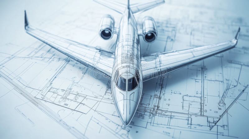 Detailed Technical Blueprints Illustrating the Design and Layout of a ...