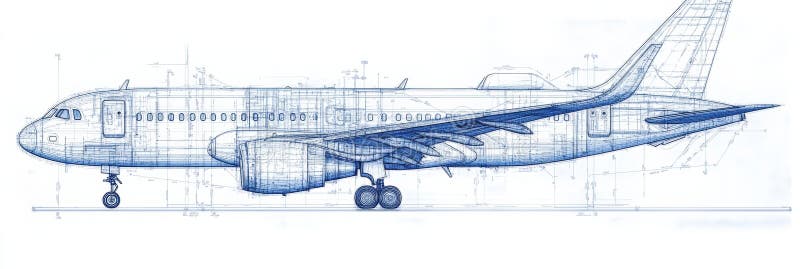 Detailed Technical Blueprints Showcasing the Design Features of an ...