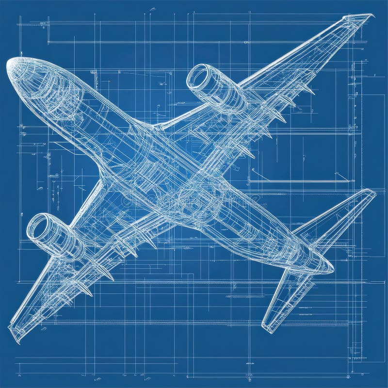 Detailed Technical Blueprints Showcasing the Design and Features of a ...