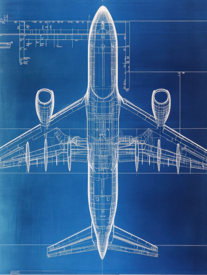 Detailed Technical Blueprints Showcasing the Design and Layout of an ...