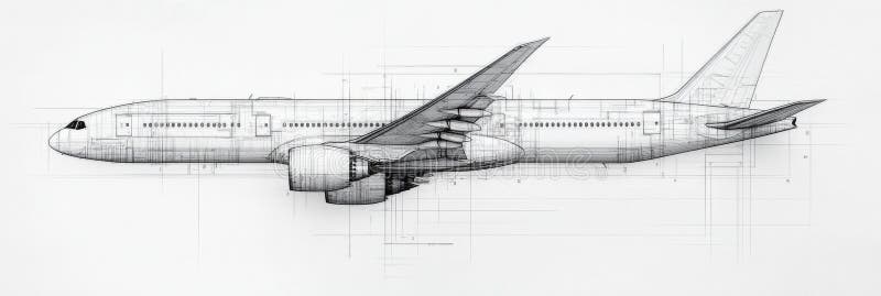 Detailed Technical Blueprints Showcasing the Design and Structure of an ...