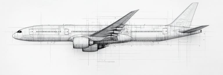 Detailed Technical Blueprints Showcasing the Design and Structure of an ...