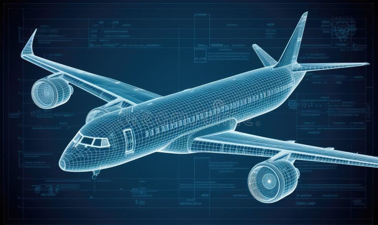 Aircraft Technical Drawing Stock Illustrations – 587 Aircraft Technical ...