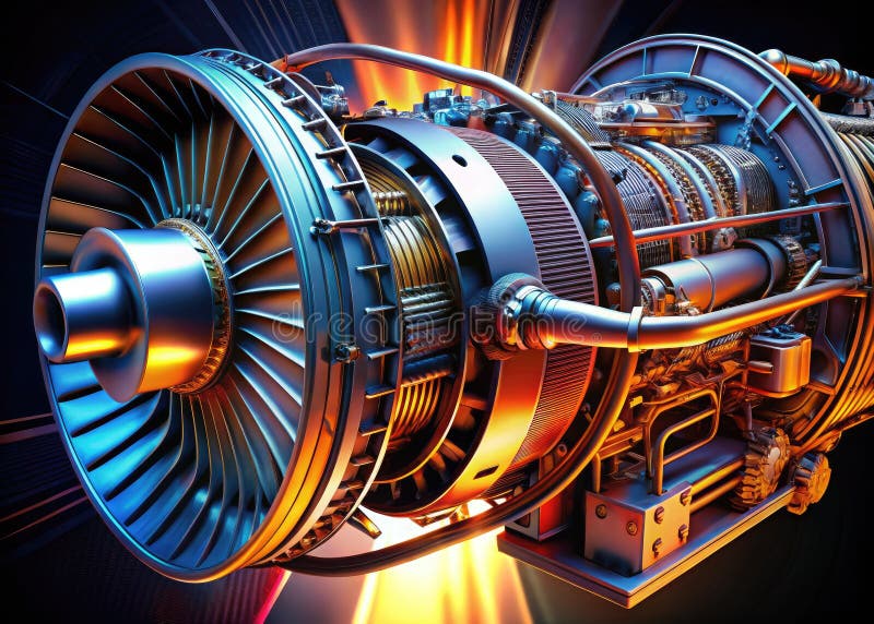Detailed Technical Drawings of LowLight Turbofan Engines Comprehensive ... Detailed Technical Drawings of LowLight Turbofan Engines Comprehensive ...