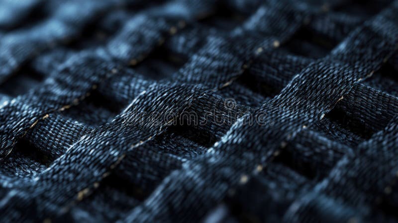 Detailed Textile Fabric Texture Close-up Stock Illustration ...