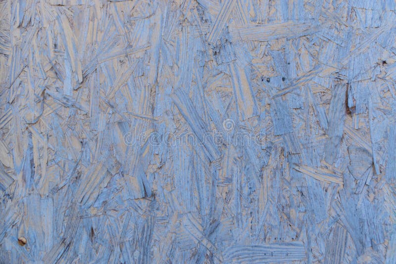 Detailed Texture, Close-up, Painted with Blue OSB Panel Stock Photo ...