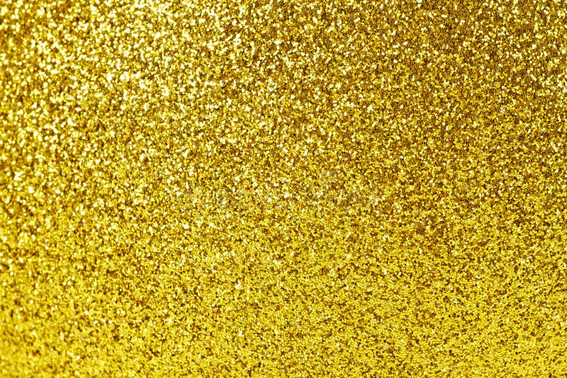 Detailed Texture of Glittering Golden Dust Surface Stock Image - Image ...