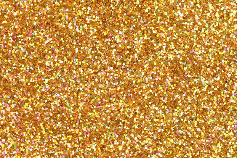Detailed Texture of Glittering Golden Dust Surface in Extremely High ...