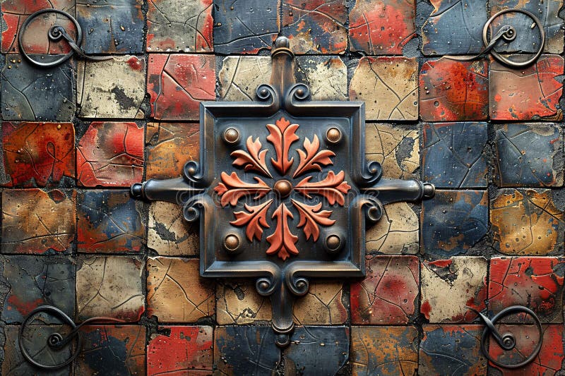 Detailed Texture Pattern with Spanish Design. Stock Illustration ...