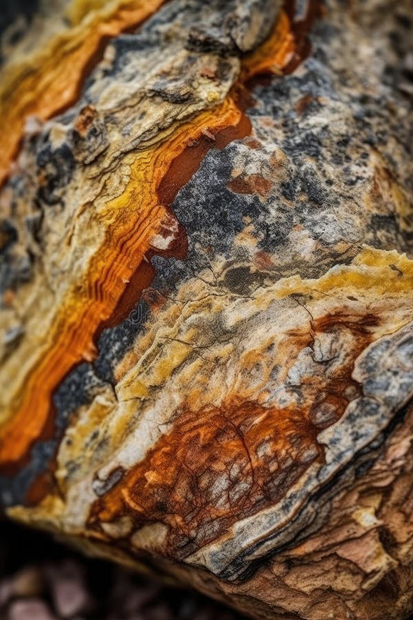 Detailed Texture of Rough Stone Surface in Macro Shot Stock ...