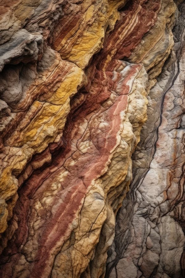 Detailed Texture of Rough Stone Surface in Macro Shot Stock ...