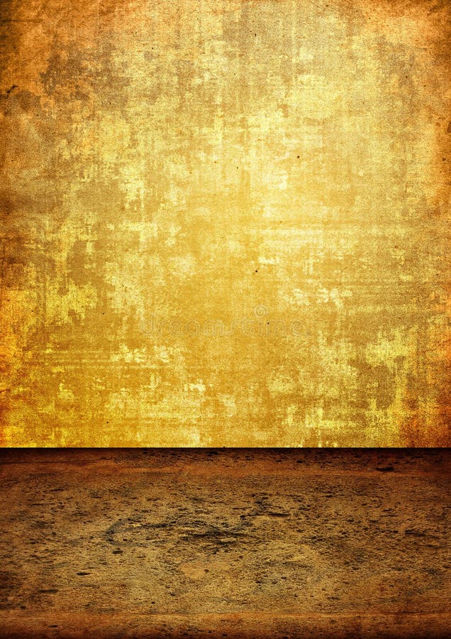 Grunge Background Old Wall Texture and Sidewalk Room Interior without ...