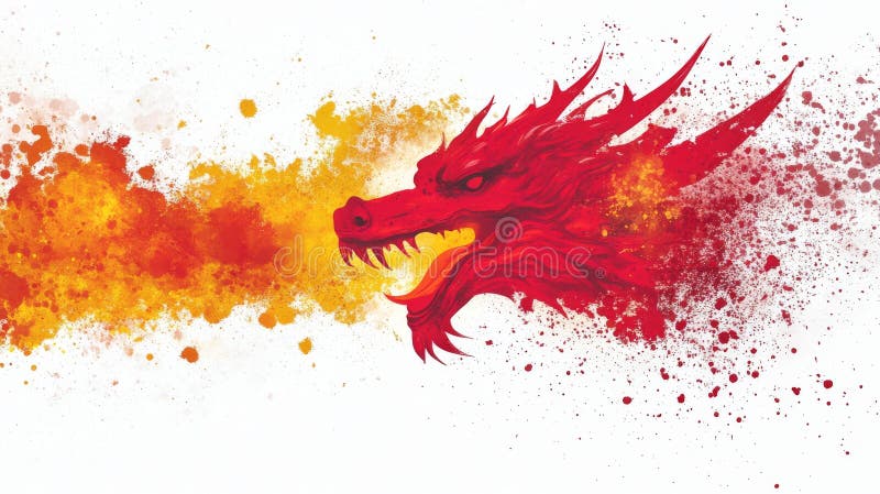 Detailed Textures and Isolated Composition Define Vibrant Flames Stock ...