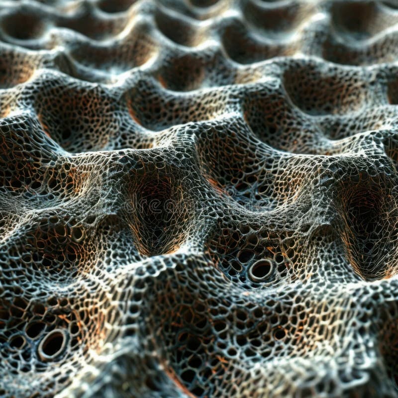 Nanoscale Surface Textures stock illustration. Illustration of future ...