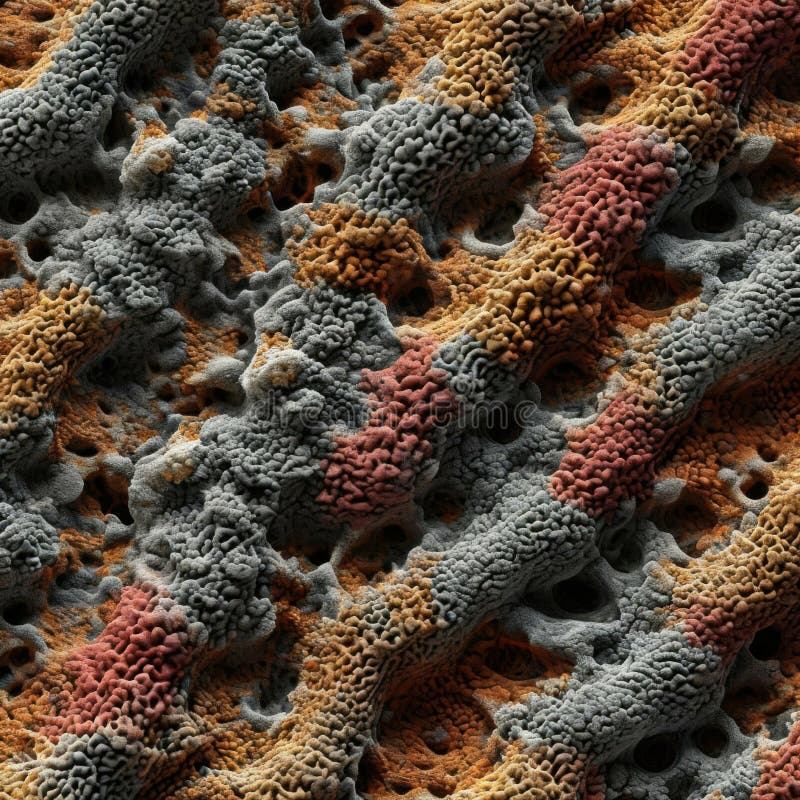 Nanoscale Surface Textures stock illustration. Illustration of ...