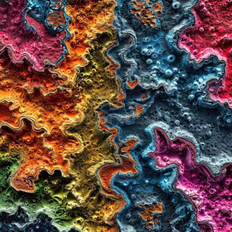 Nanoscale Surface Textures stock illustration. Illustration of properties - 365499394