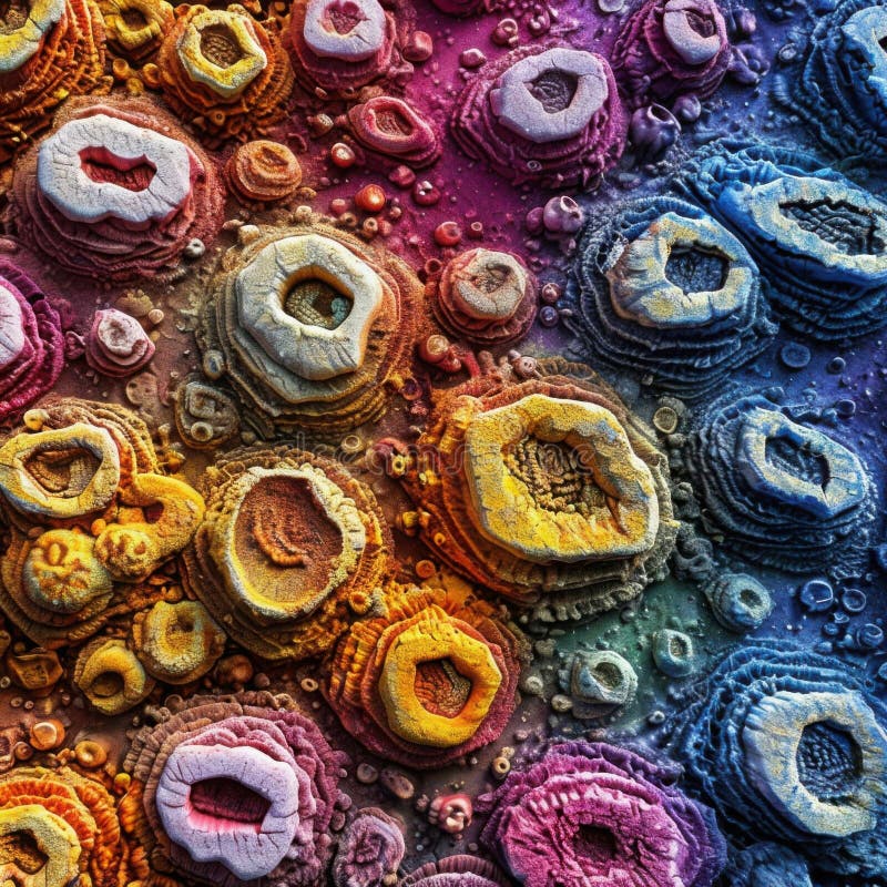 Nanoscale Surface Textures stock illustration. Illustration of ...