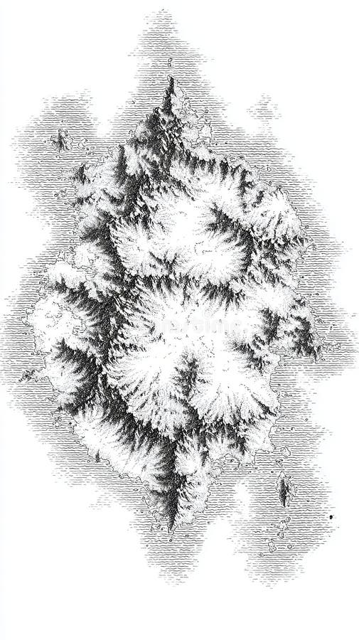 Detailed Top Down Layout of Non Labeled Territory Maps Featuring ...