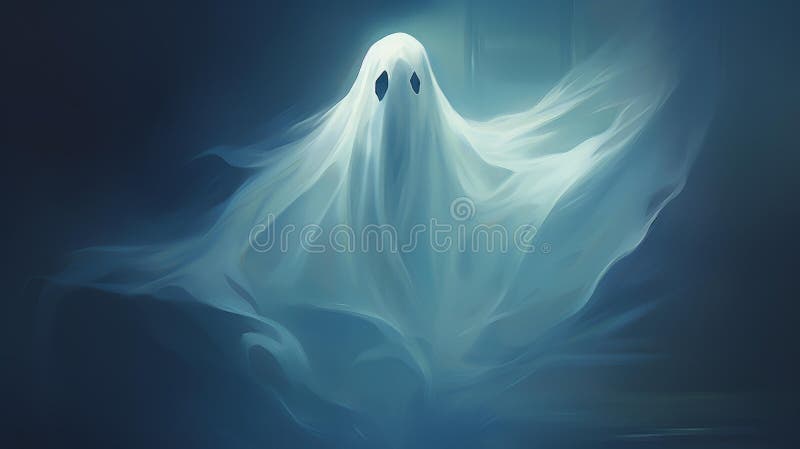 Detailed Transparent Ghost Illustration with High Resolution Art, a ...