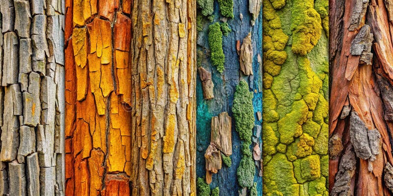 Detailed Tree Bark Texture Image a Realistic CloseUp for Illustration ...
