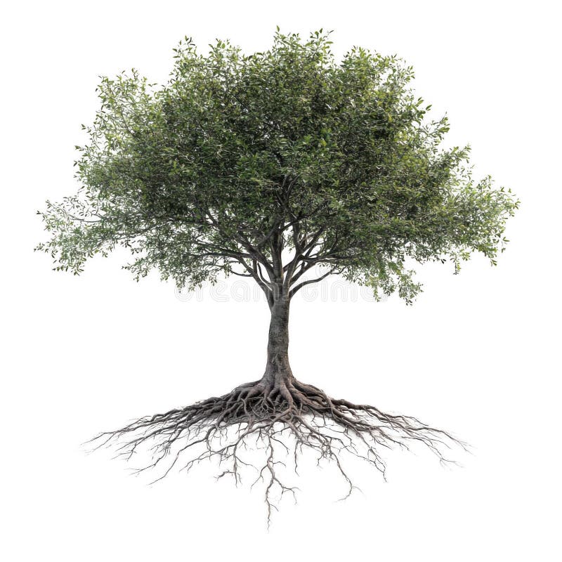 Tree Root System Stock Illustrations – 1,538 Tree Root System Stock ...