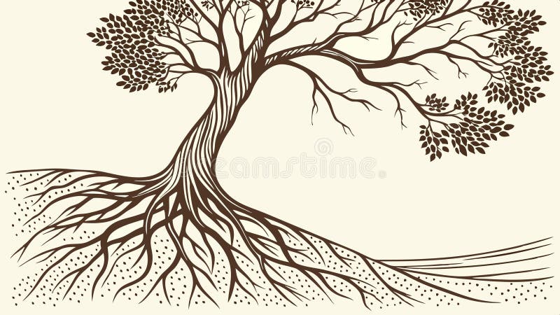 Tree with Roots, Nature, Plant, Growth, Roots System, Life, Organic ...