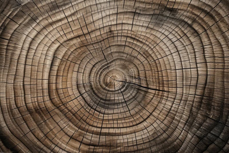 Detailed Tree Trunk Texture Showcasing Growth Rings Stock Illustration ...