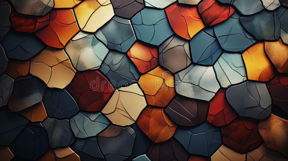 Detailed Turtle Shell Patterns in Earth Tones, Captured in Intricate ...