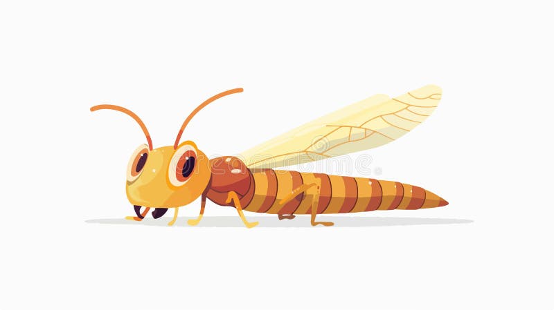 Cartoon Termite Insect Vector Illustration for Creative Projects Stock ...