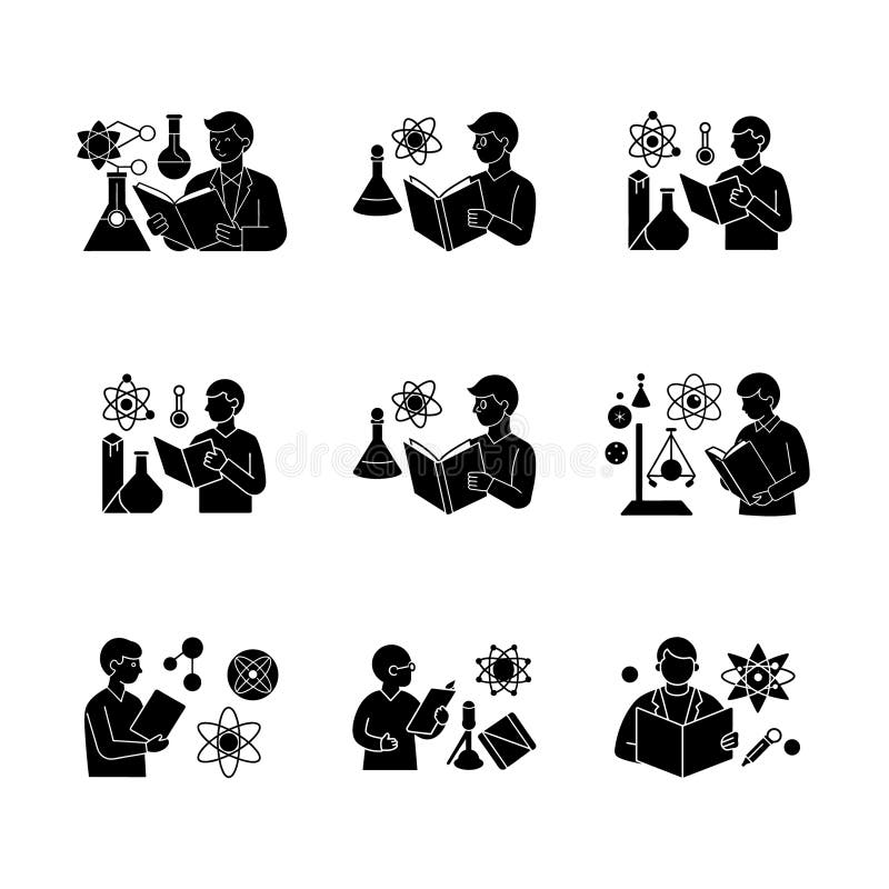 Science and Physics Formula Study Vector Design Stock Illustration ...