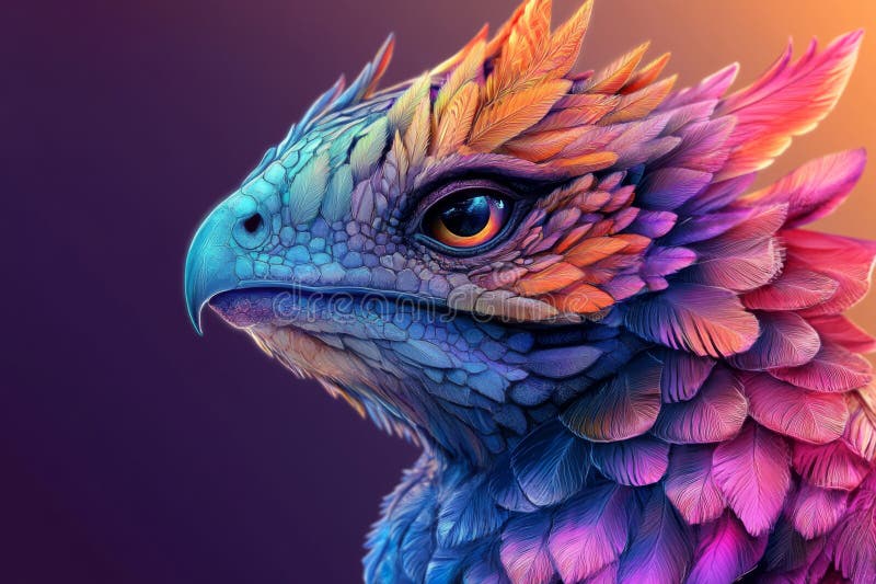 Vibrant Fantasy Creature Illustration Stock Illustration - Illustration ...