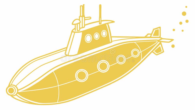 Submarine Vector Illustration, Underwater, Exploration, Marine ...