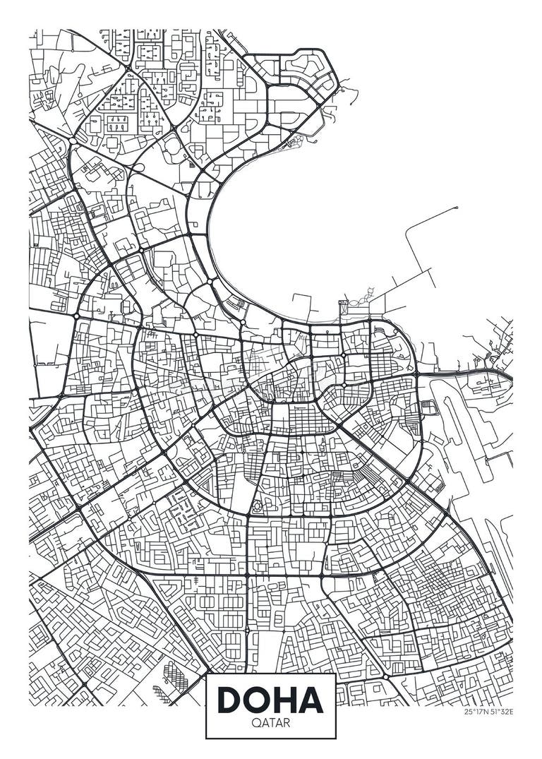 Map Doha Stock Illustrations – 2,066 Map Doha Stock Illustrations ...