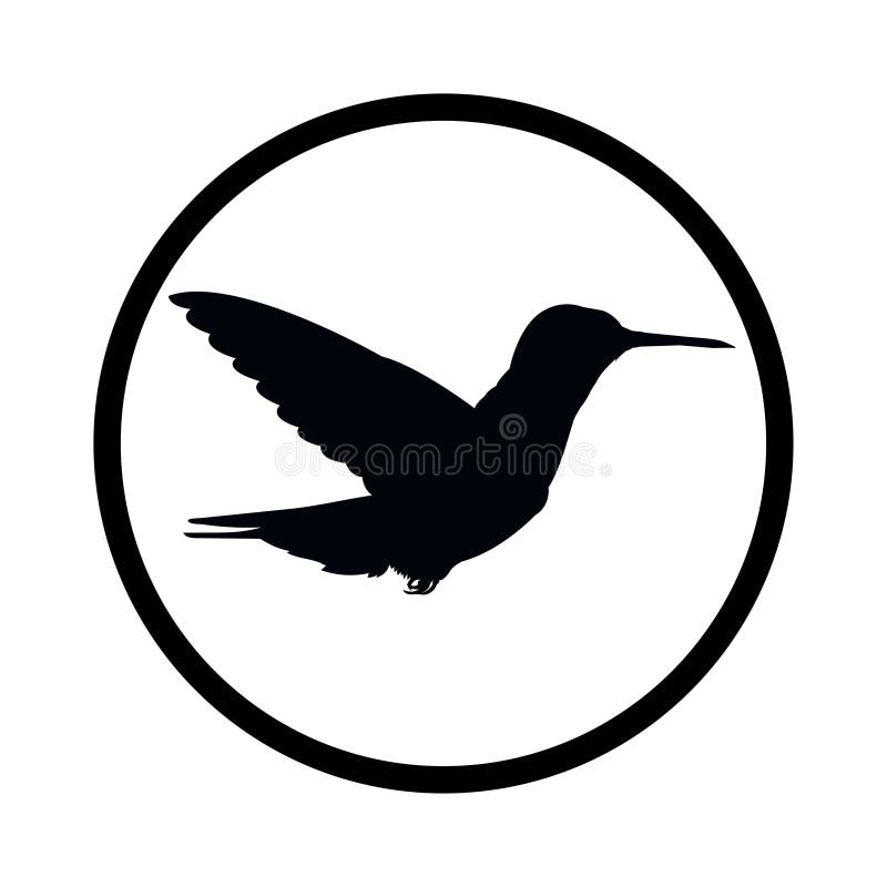Detailed Vectoral Bird in Round. Stock Illustration - Illustration of ...