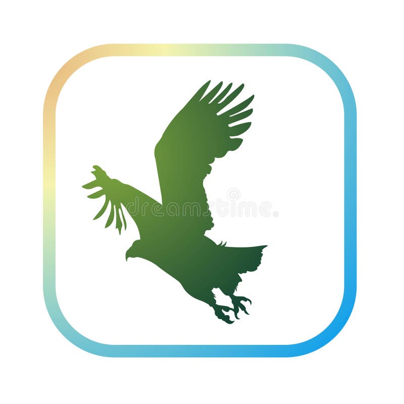Detailed Vectoral Bird in Round. Stock Illustration - Illustration of ...