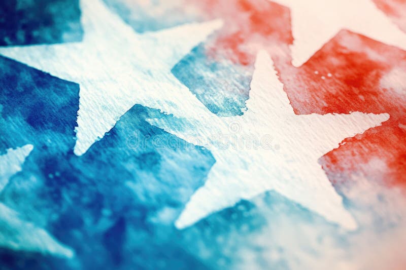 A Detailed View of the American Flag S Colors and Patterns Stock ...