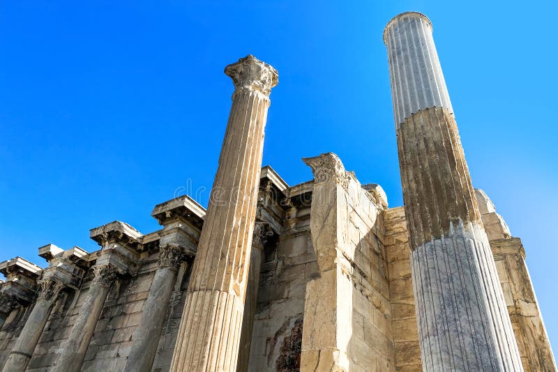 Detailed View of the Architecture of the West Facade of the Library of ...
