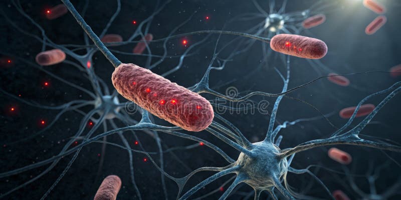 3D Visualization of Bacteria Interacting with Neurons in a Medical ...