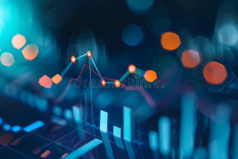 Detailed View of a Bar Chart Displayed on a Computer Screen, Showing ...