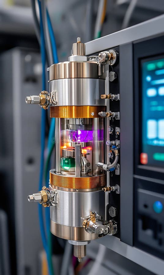 Base of Cryostat in High-Tech Quantum Laboratory Stock Photo - Image of ...