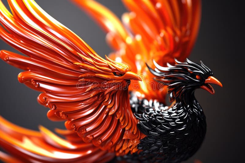 A Detailed View of a Bird Statue, Great for Editorial or Commercial Use ...