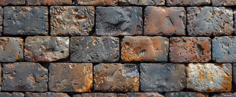 Detailed View of a Brick Pattern, Showcasing the Alignment and Joint ...