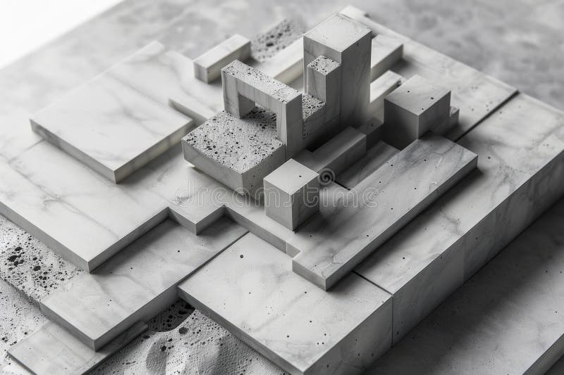 Detailed View Building Model Ideal Architectural Projects Stock Photos ...